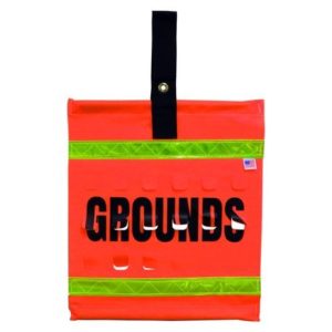 Lineman Tools | Hi-Visiblity Orange Ground Flags, Wind Resistant - DDIN